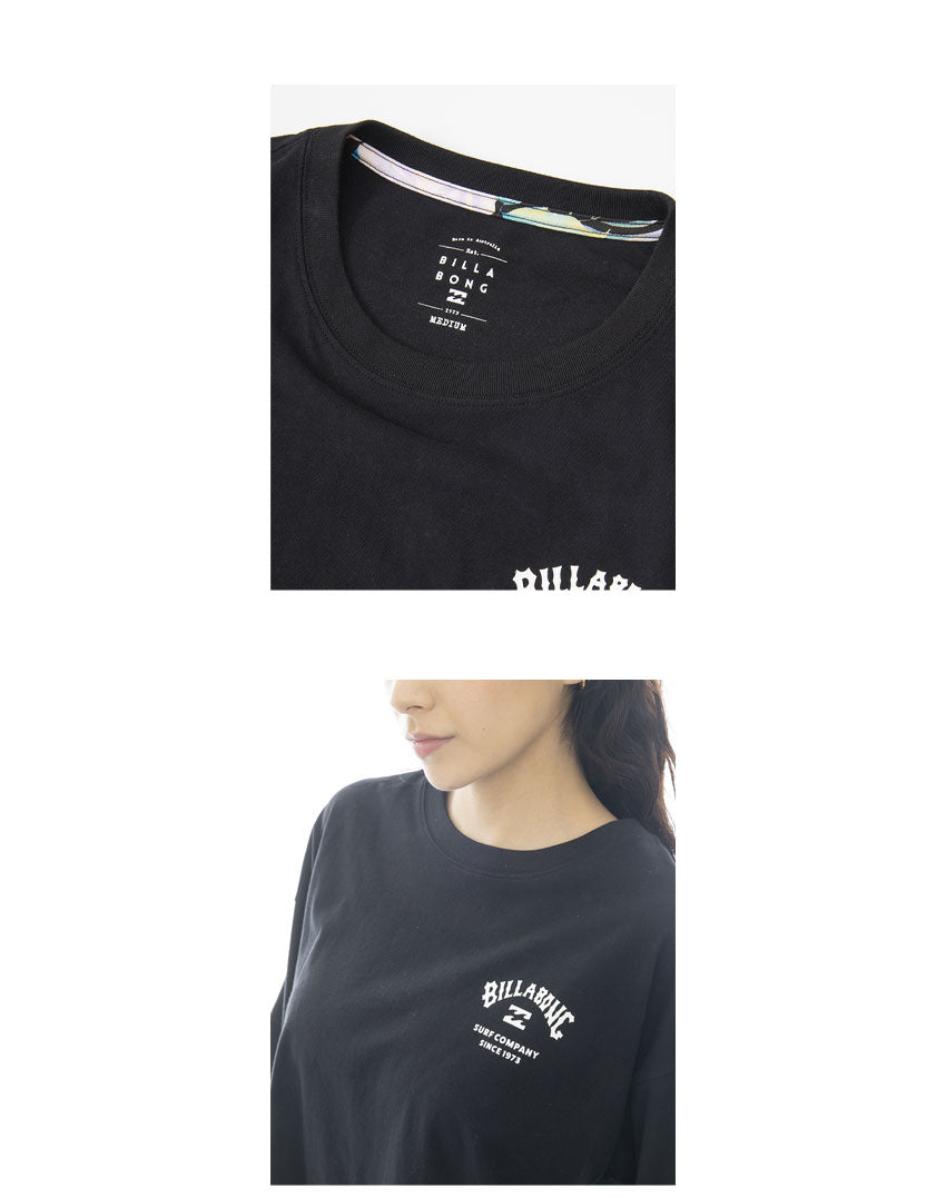 ビラボン BILLABONG SQUARE LOGO LOOSE CROPPED Tシャツ ビラボン BILLABONG SQUARE LOGO LOOSE CROPPED Tシャツ