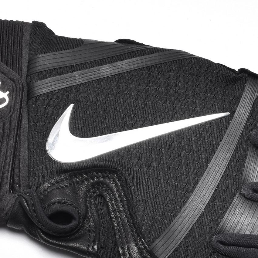 ナイキ（nike） HUARACHE ELITE BATTING GLOVES N.BG05 バッティンググローブ ブラック 黒 シルバー 1 ...
