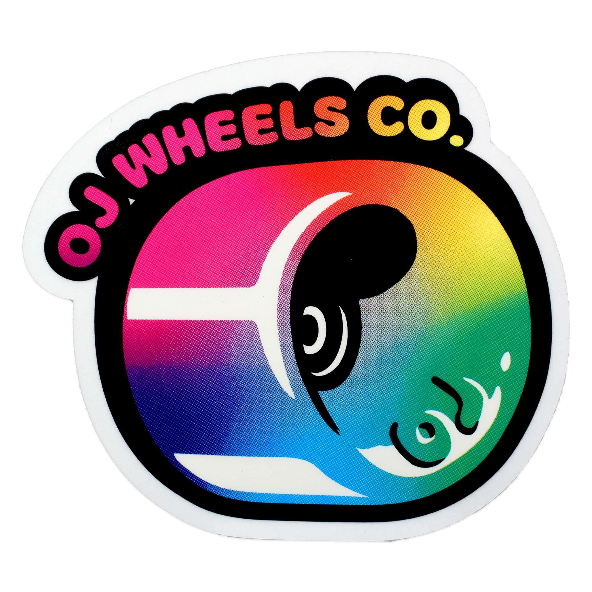 オージェー（OJ） OJ ステッカー HOT JUICE FADE MYLAR STICKER 3.25IN×3.37IN 88281761 ...